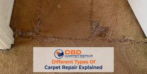 Different Types Of Carpet Repair Explained - CBD Carpet Repair